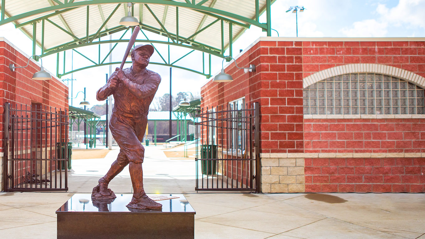 The Babe Ruth Statue – Majestic Park